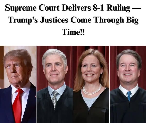 Supreme Court 8‑1 Ruling: A Landmark Victory for Government